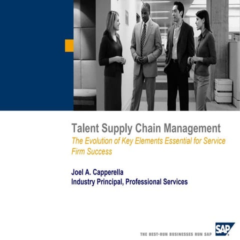 Talent Supply Chain in Professional Services | PPT