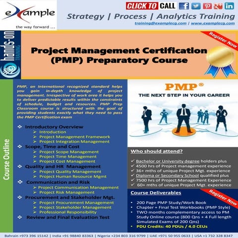 Examplecg project management PMP professional pmp certification prep ...