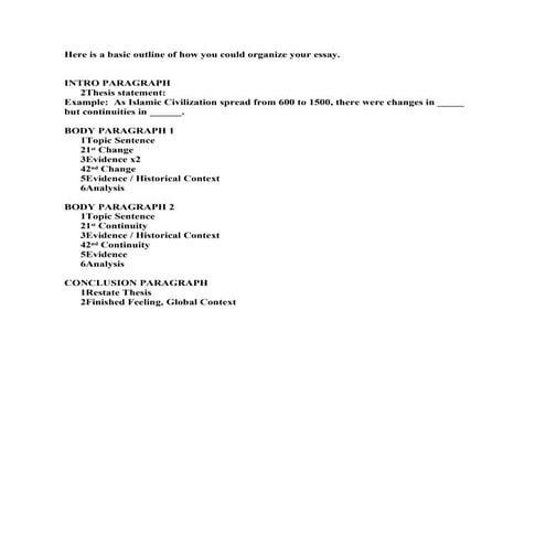 Example format for cc essay | DOC