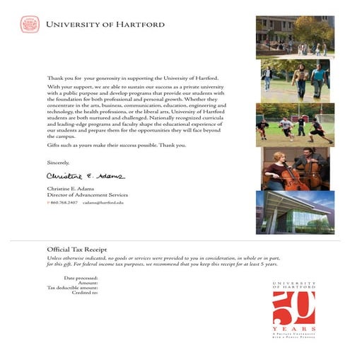 Example gift in kind form | PDF