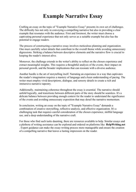 Example For Narrative Essay.pdf