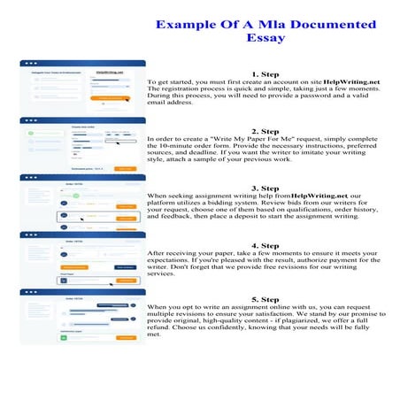 Example Of A Mla Documented Essay | PDF