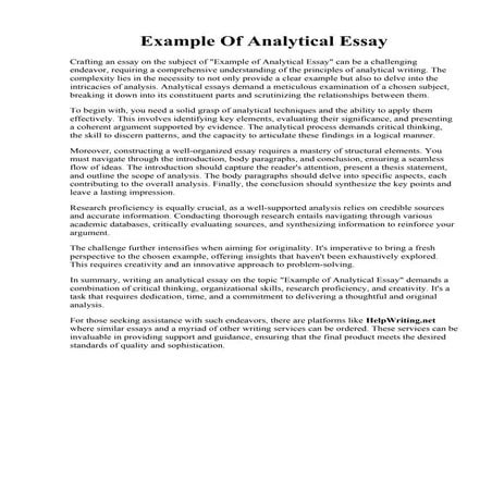 Example Of Analytical Essay.pdf