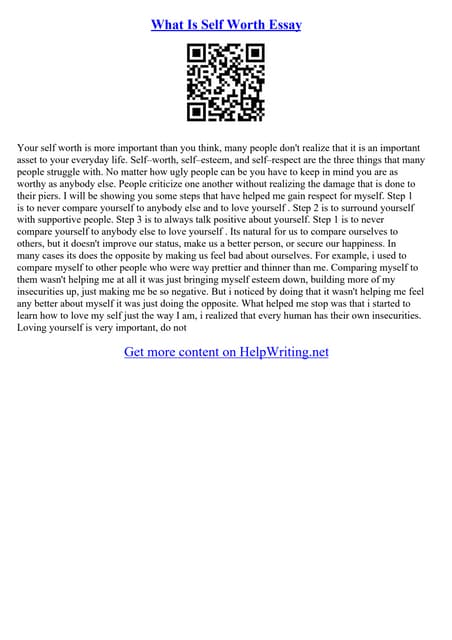 Example Of Illustration Essay | PDF