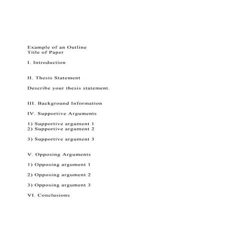 Example of an Outline Title of PaperI. Introduction.docx