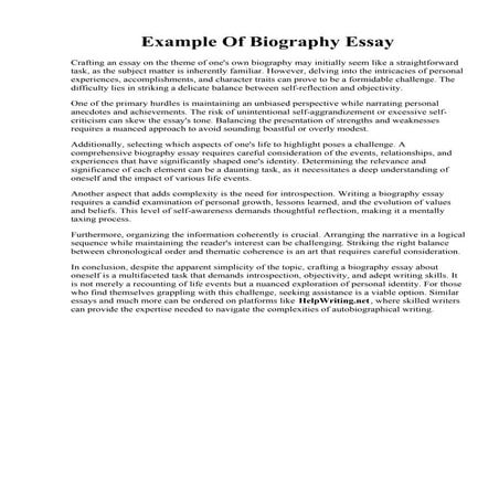 Example Of Biography Essay.pdf