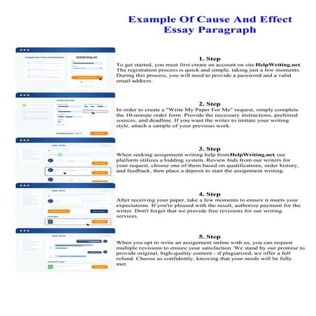 Example Of Cause And Effect Essay Paragraph | PDF