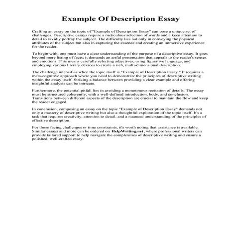 Example Of Description Essay.pdf