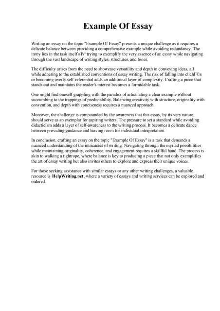 Informal Essay Sample.pdf