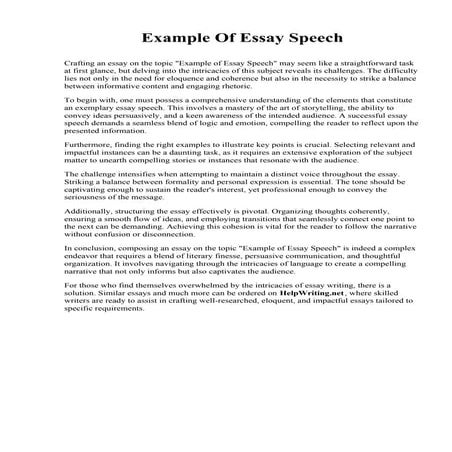 Sample Of Speech Essay.pdf