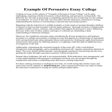 Example Of Persuasive Essay College.pdf