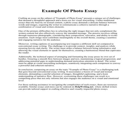 Example Of Photo Essay.pdf