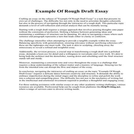 Example Of Rough Draft Essay.pdf