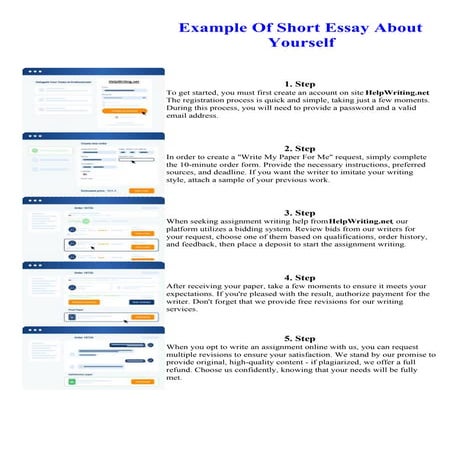 Example Of Short Essay About Yourself | PDF