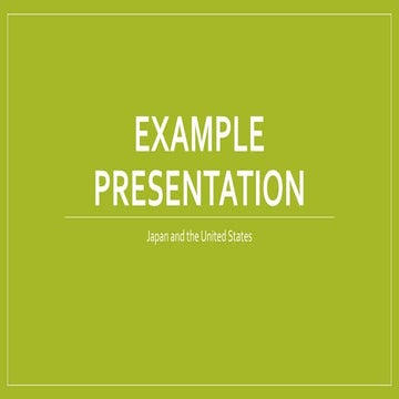 Example presentation | PPTX