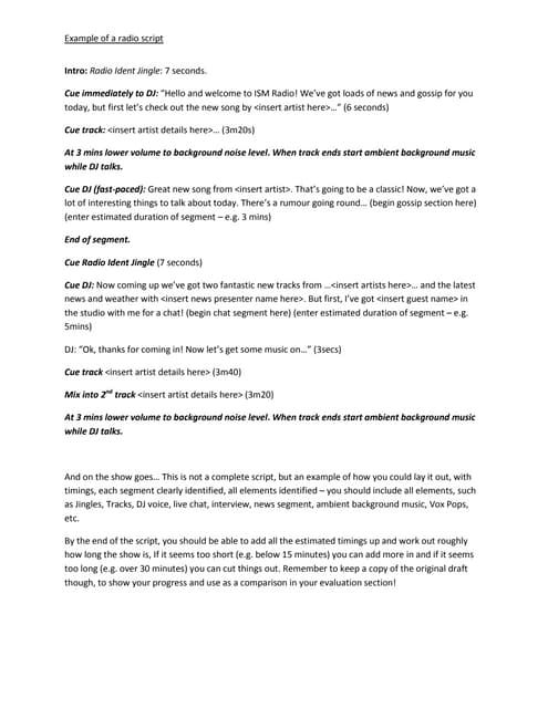 Radio Broadcasting Script (real News Patrol) | Pdf