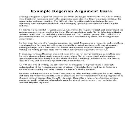Example Rogerian Argument Essay.pdf