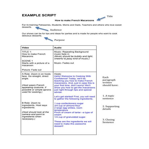 Example Script | Pdf