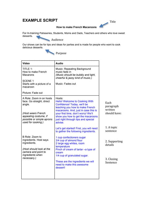 Example Script | Pdf