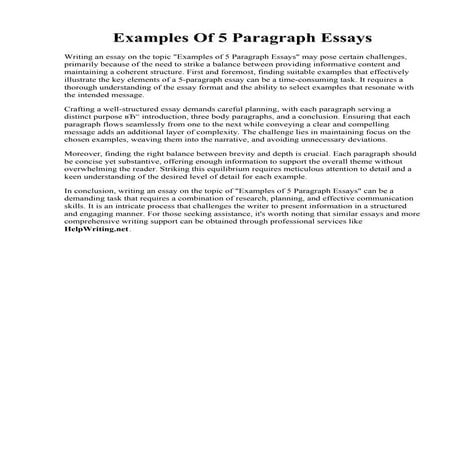 Examples Of 5 Paragraph Essays.pdf