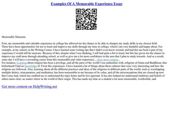 My College Experience Essay my-college-experience-essay
