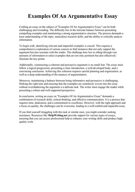 Good Argumentative Essay Examples.pdf