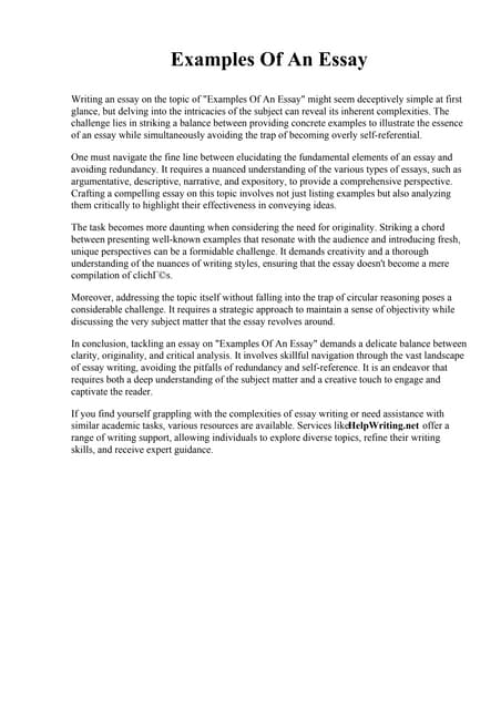 Examples Of Opinion Essays.pdf