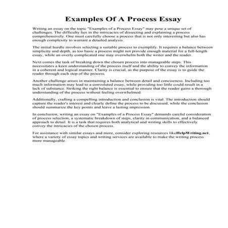 Examples Of A Process Essay.pdf