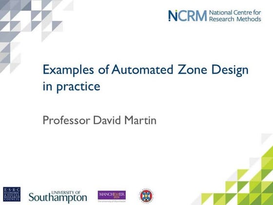 Introduction automated zone design | PPT