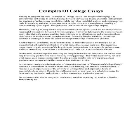 Examples Of College Essays.pdf