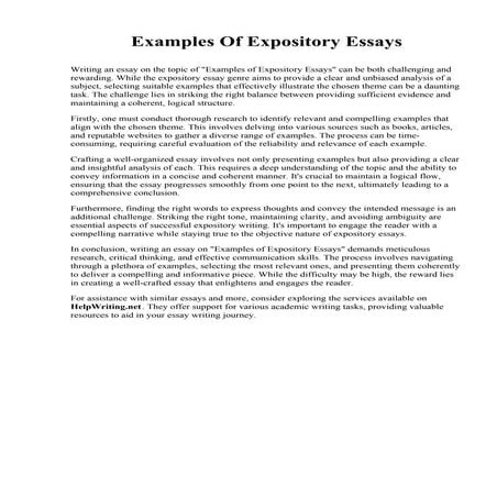 Examples Of Expository Essays.pdf