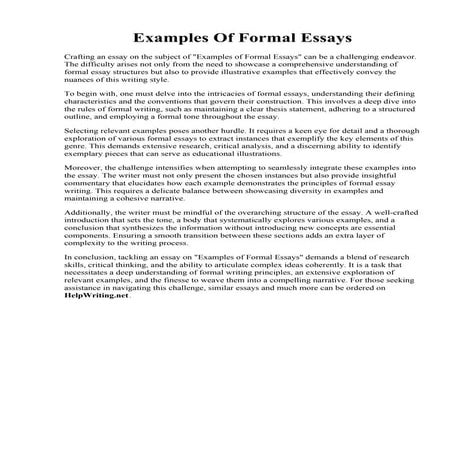 Examples Of Formal Essays.pdf