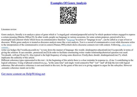 Examples Of Semiotic Analysis | PPT