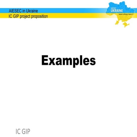 Examples of ic gip projects | PPT