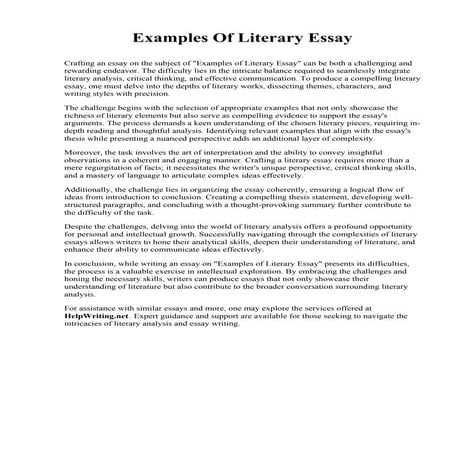 Examples Of Literary Essay.pdf