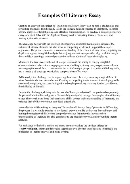 Examples Of Literary Analysis Essays.pdf