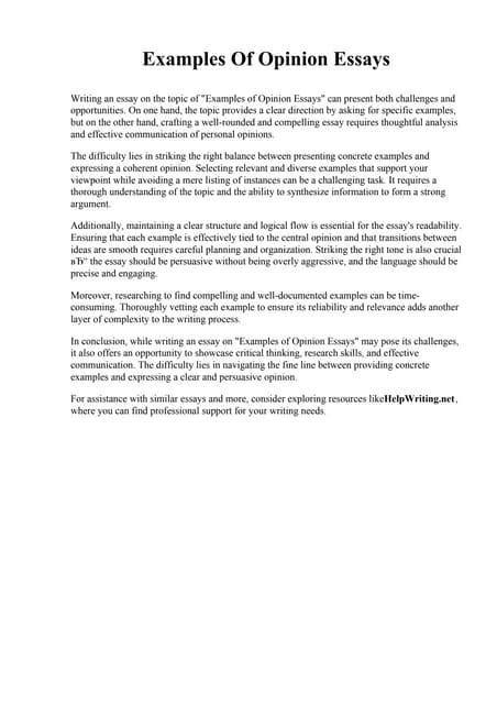 Essay Papers Examples | PDF | Homework and Study | Education