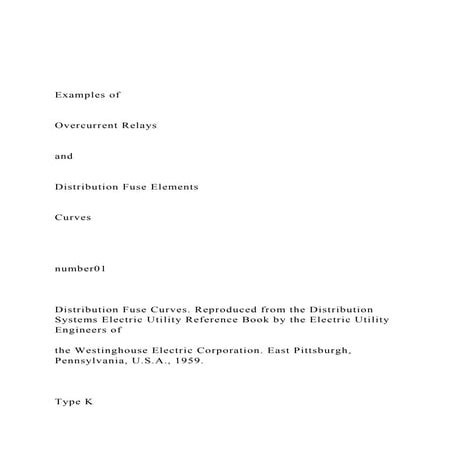Examples of Overcurrent Relays and Dist.docx