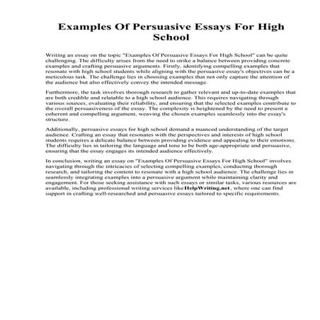 Examples Of Persuasive Essays For High School.pdf