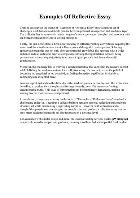 Critical Reflection Essay Example.pdf