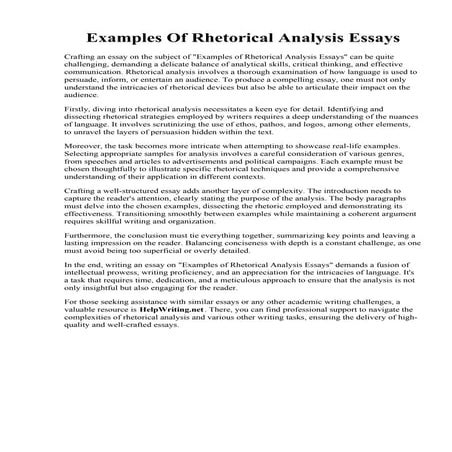 Examples Of Rhetorical Analysis Essays.pdf