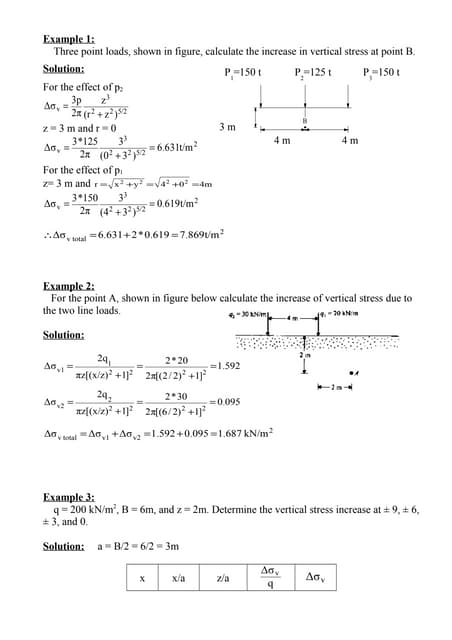 Examples on effective stress | DOC