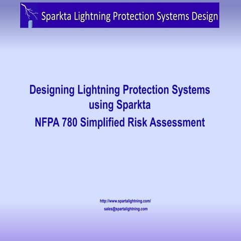NFPA 780 simplified risk assessment | PDF
