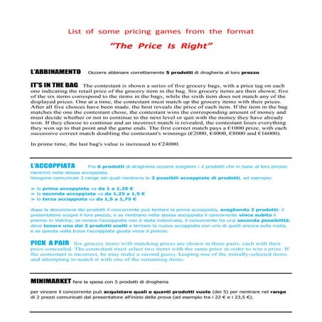 Examples prices | PDF