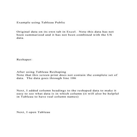Example using Tableau PublicOriginal data on its own tab i.docx