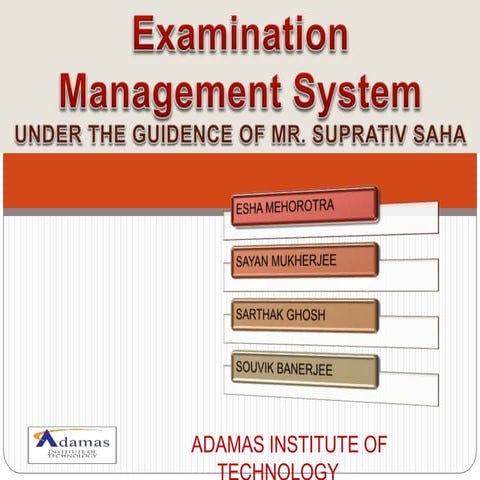 Examination ppt | PPT