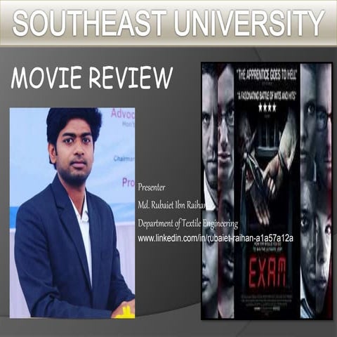 Exam Movie Review | PPT