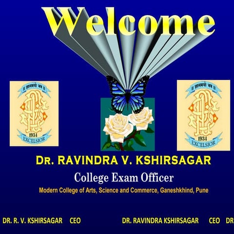 Examination Reform by Dr.Ravindra Kshirsagar | PPT