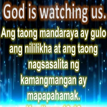 exam reminder God is watching us from up | PPTX