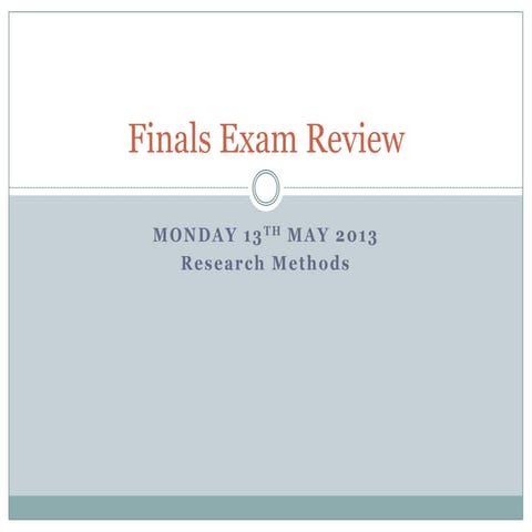 Exam review 051313 | PPT